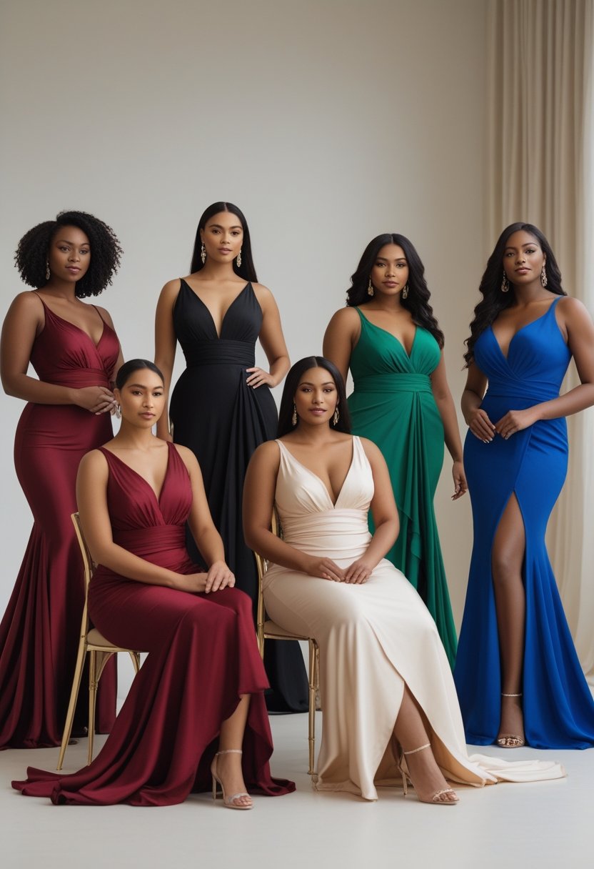 Body-Flattering Evening Dress Styles for Every Shape - Multiple Content